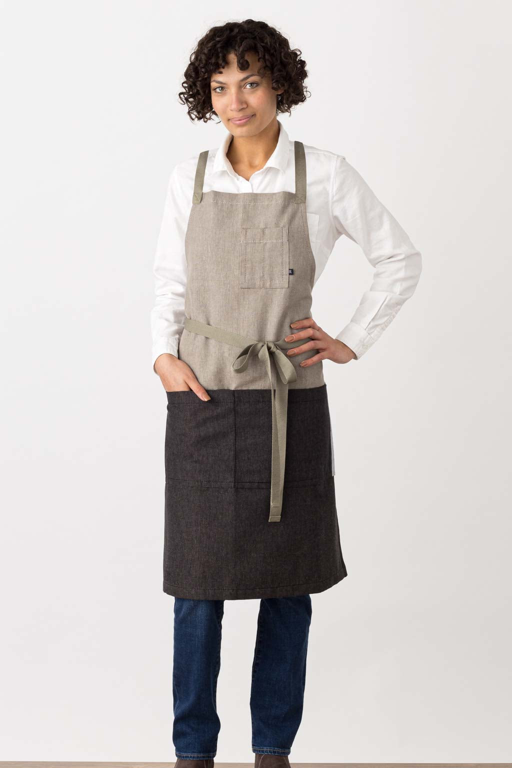 The 2-Tone Apron Collection Classics and Cross-Back bibs. Modern ...